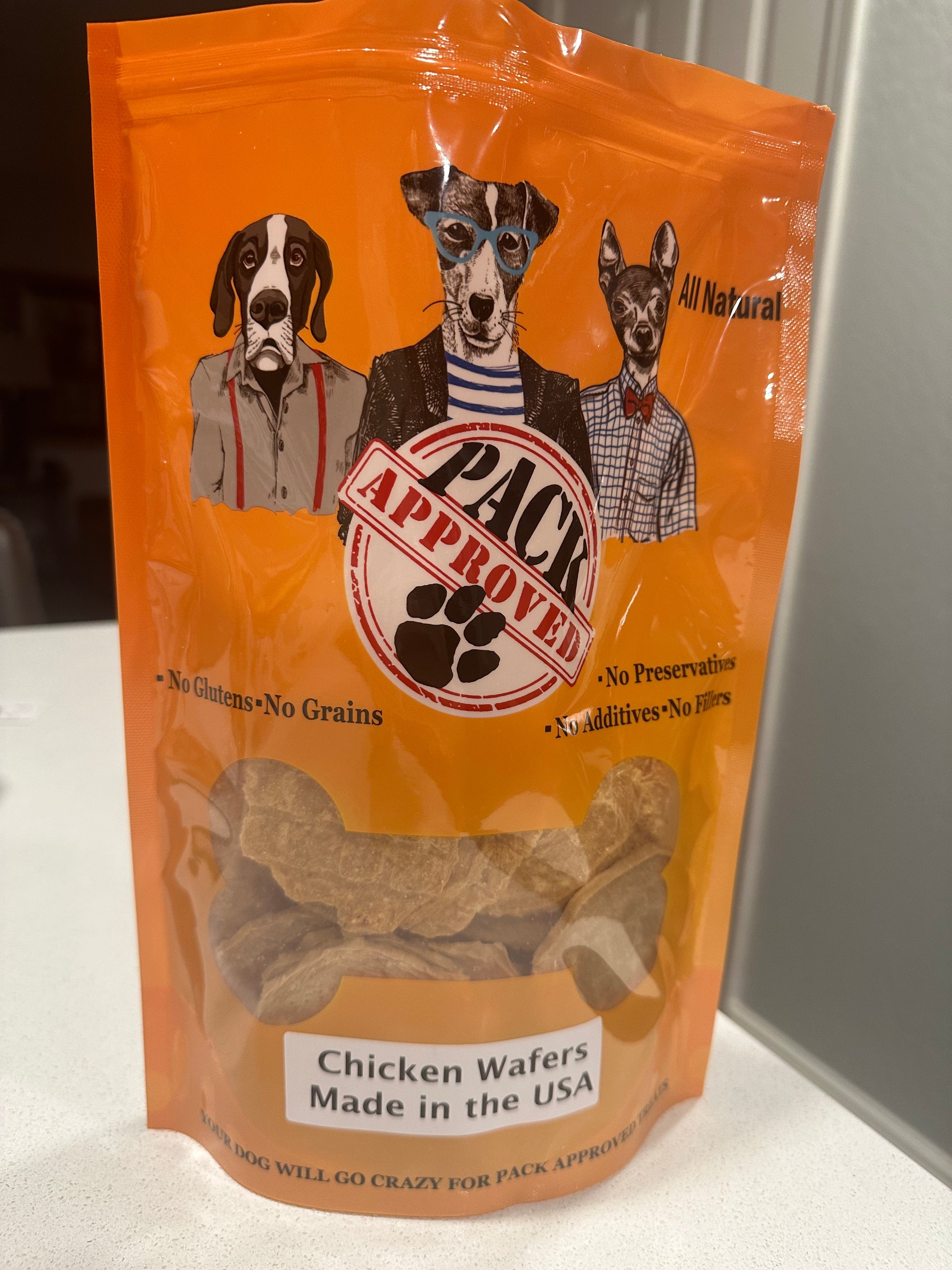 PACK APPROVED CHICKEN WAFERS | DESERT PAMPERED PETS